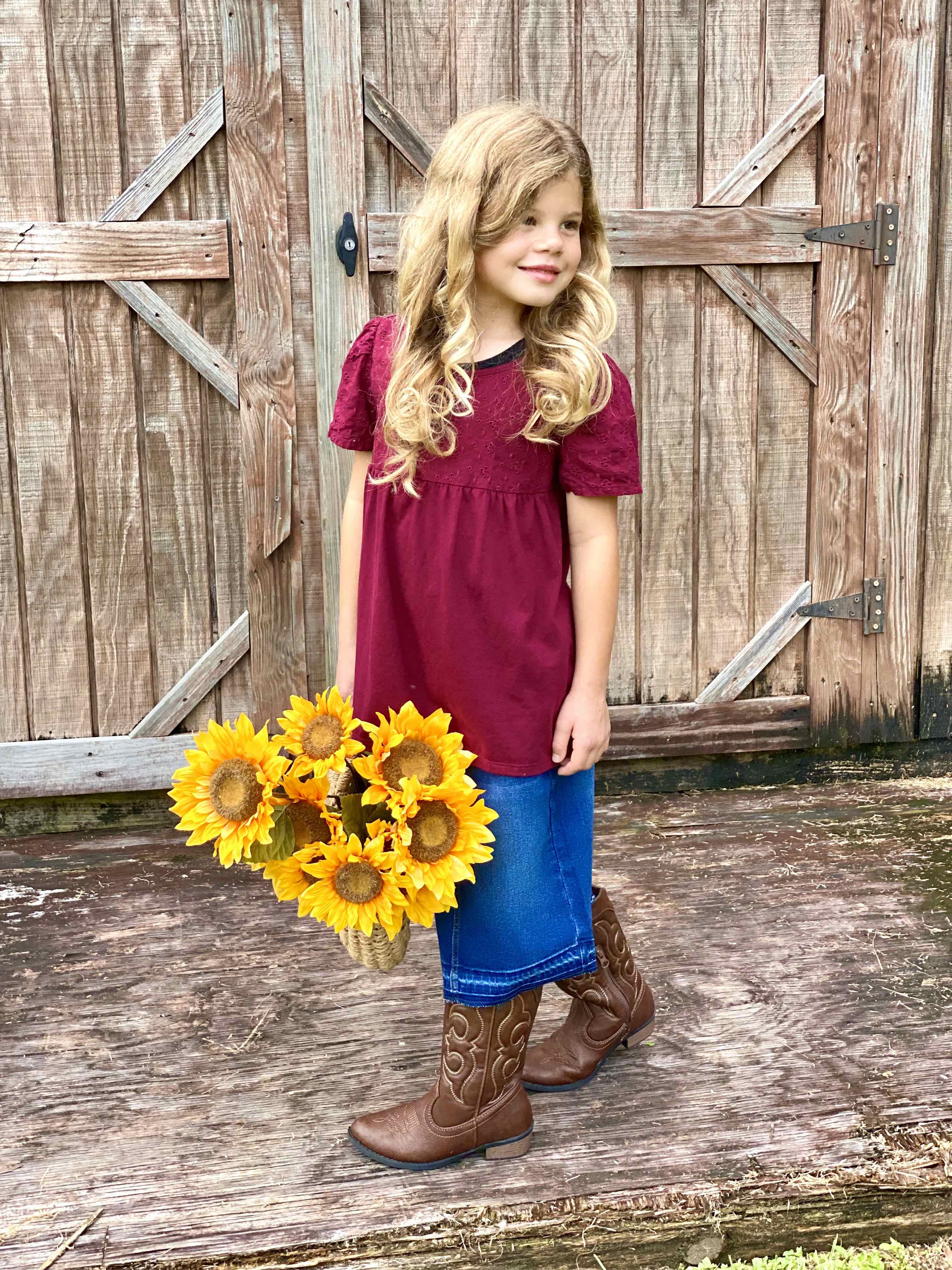 THE MORGAN DENIM SKIRT (GIRLS) – The FOM Boutique