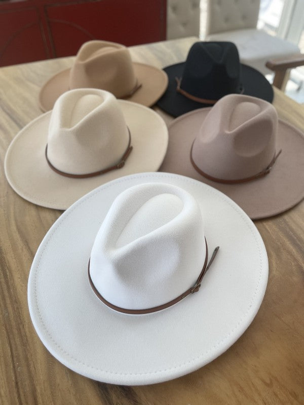 WIDE BRIM FELT HAT – The FOM Boutique